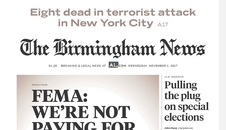A New York terrorist attack on the front pages | García Media