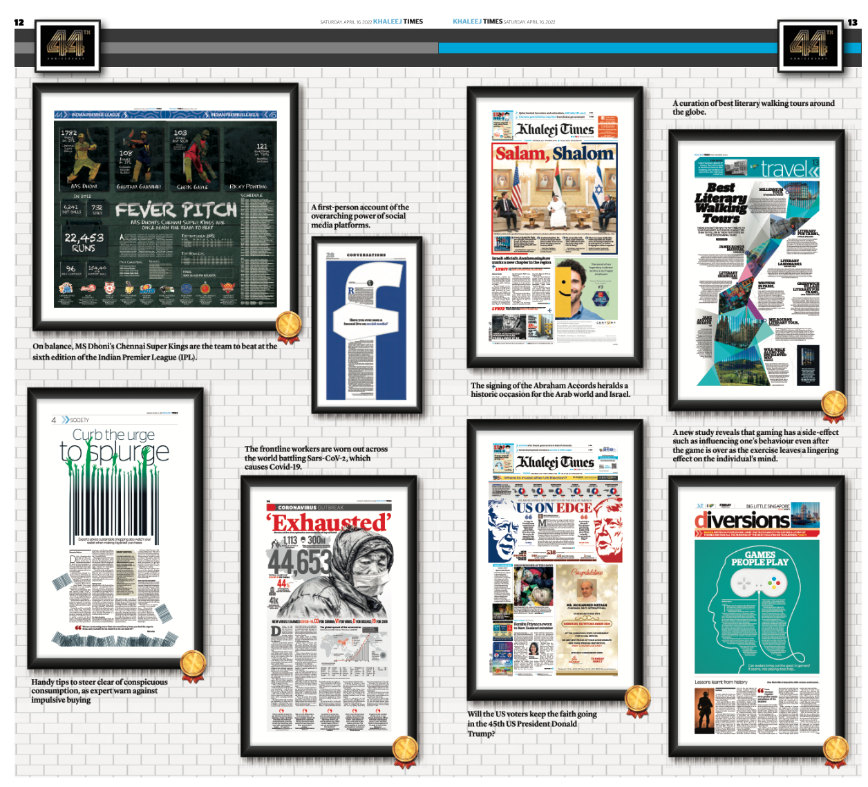 How those newspaper front pages have changed! | García Media